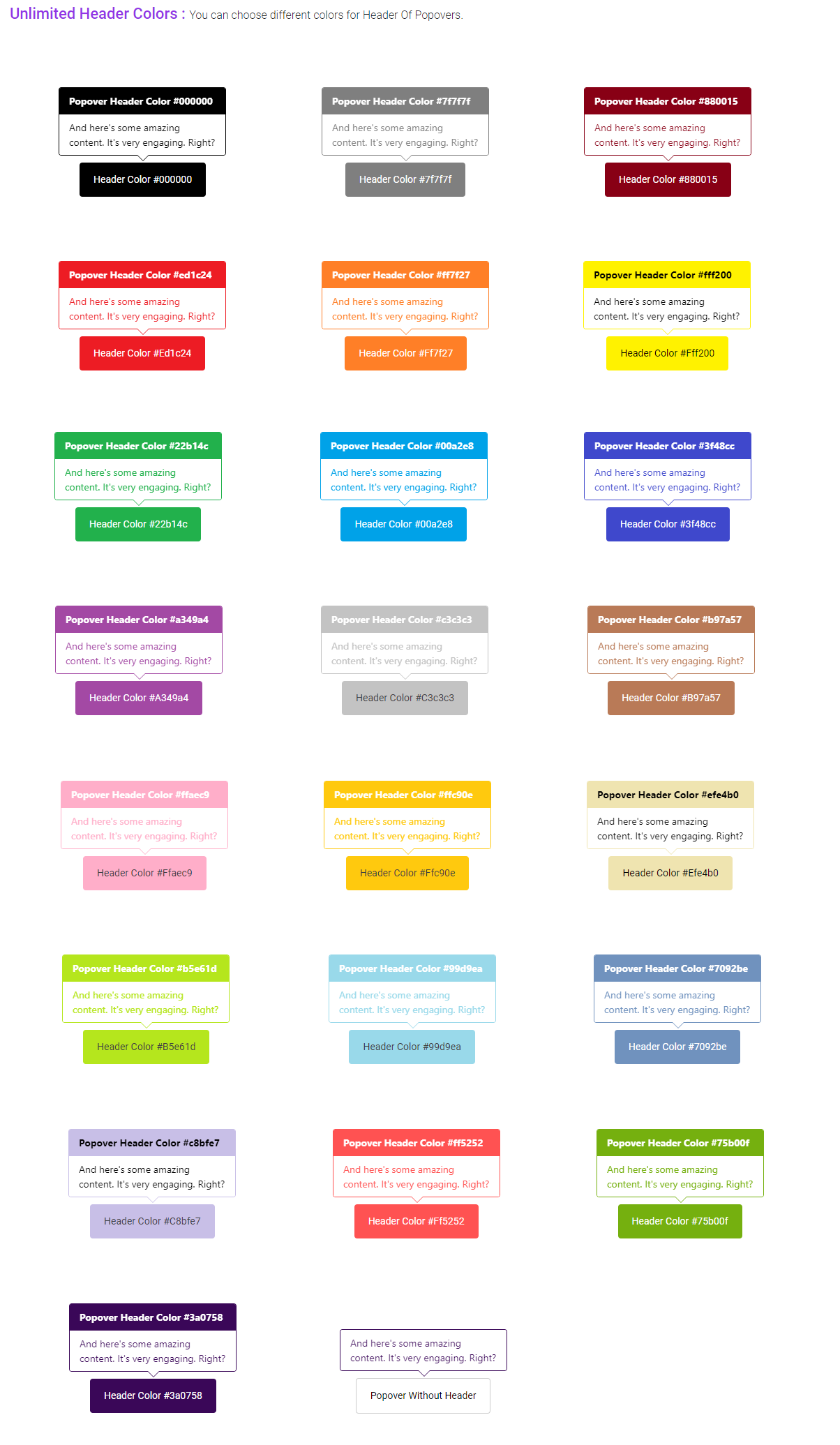 Bootstrap Overlay Components - Responsive WordPress Plugin by szthemes